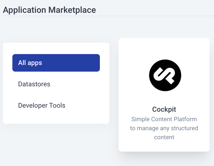 Cockpit CMS – Qoddi Dev Center